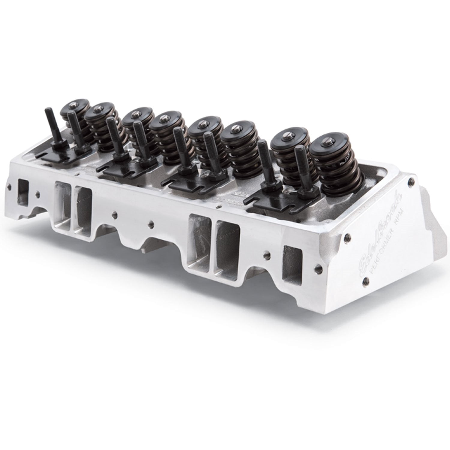 Edelbrock Cylinder Head SBC RPM Angled Spark Plugs 70cc for Hydraulic ...