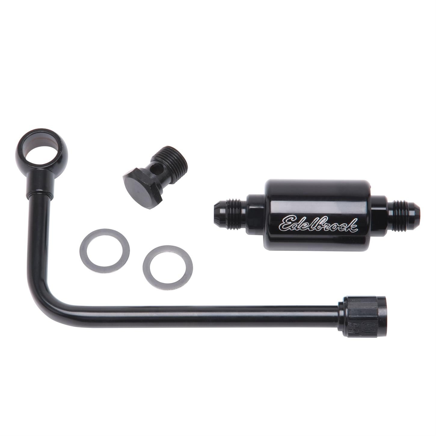 Edelbrock Fuel Line Kit for Performer And Thunder Series Carburetors ...