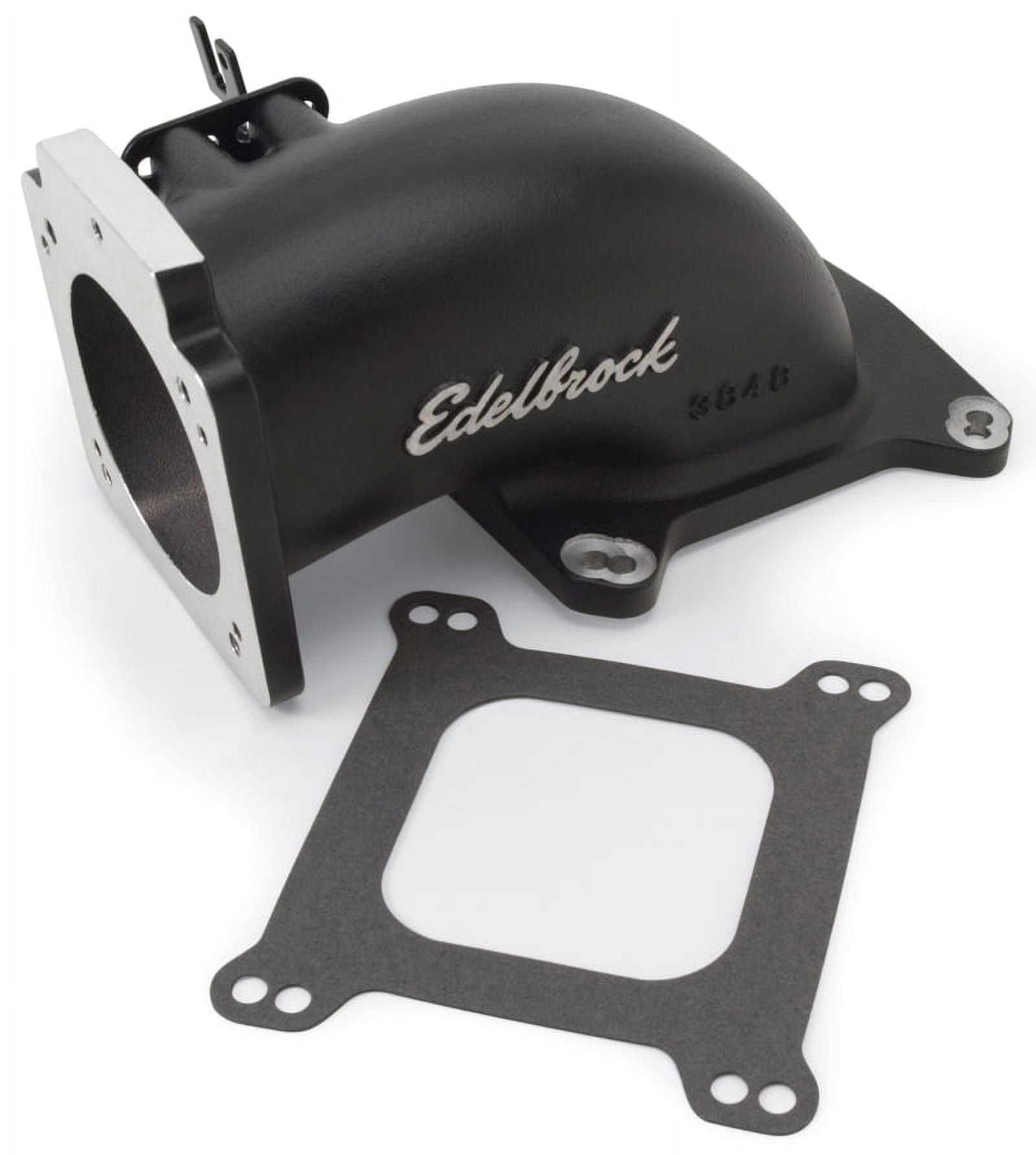 Edelbrock Low Profile Intake Elbow 90mm Throttle Body to Square-Bore ...