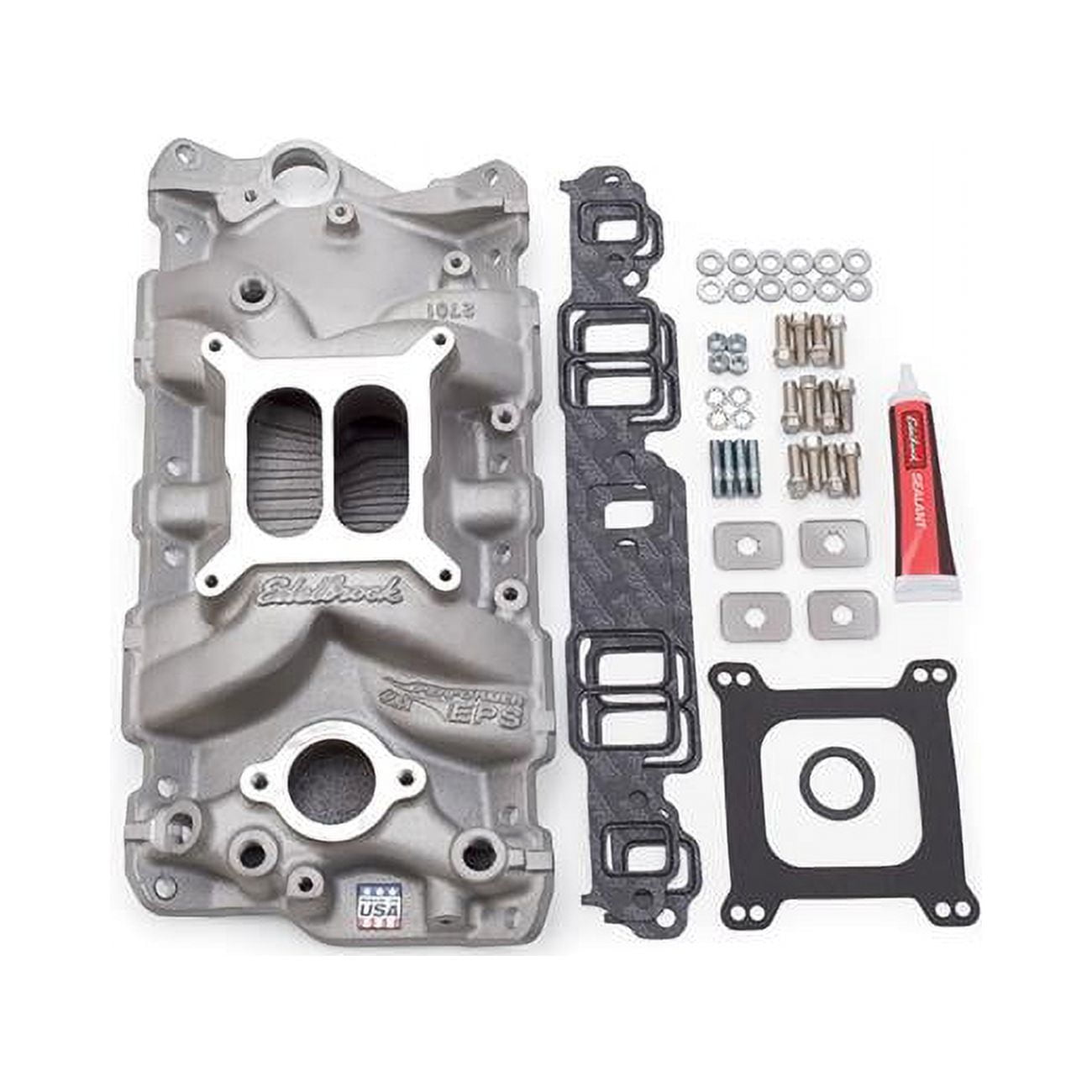 Edelbrock Manifold Installation Kit Performer Eps SBC 1957-1986 Natural ...