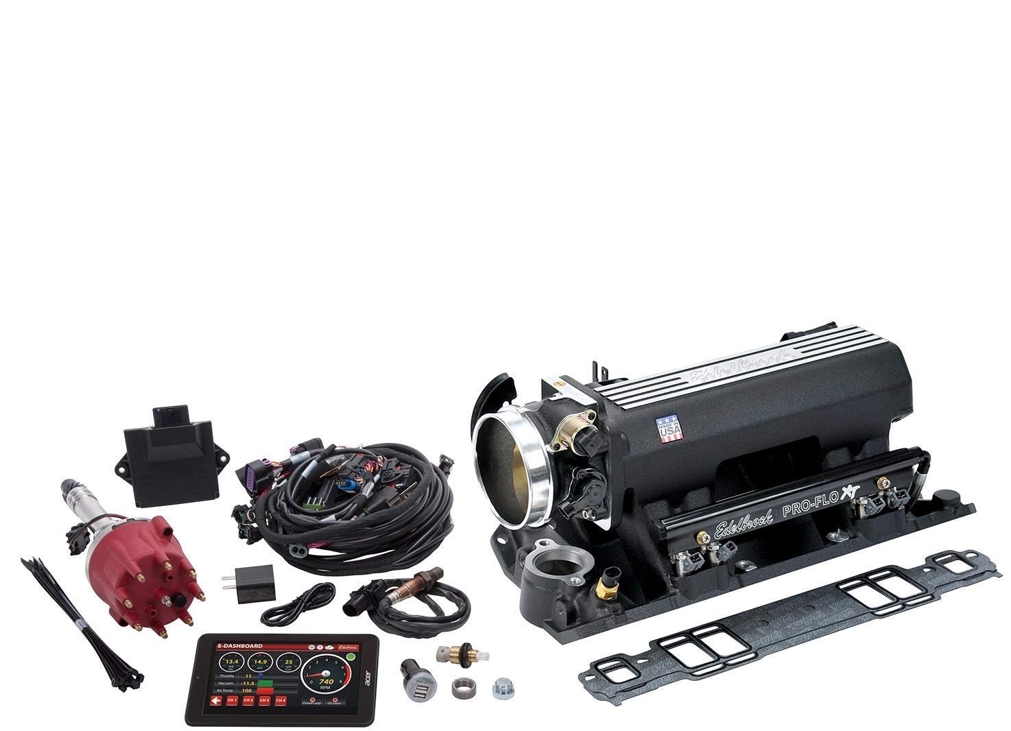 Edelbrock Pro Flo 4 Fuel Inject Kit XT Seq Port SBC 429/460 1986 625 ...