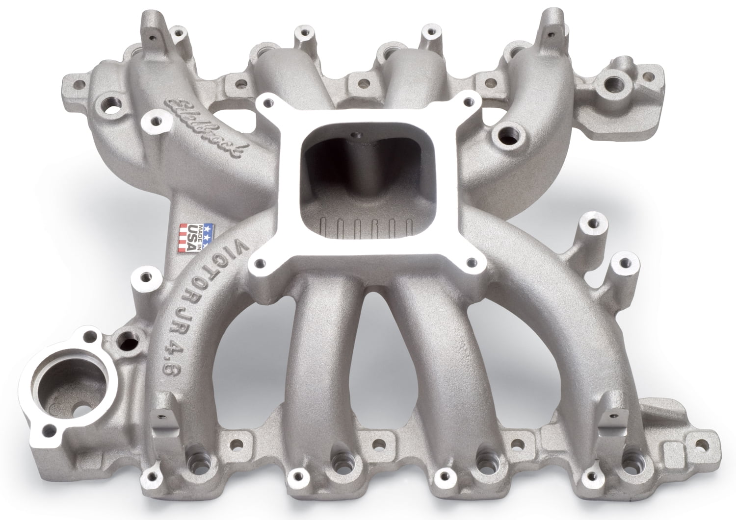 Edelbrock Victor Jr. Intake Manifold, Ford 4.6L SOHC, Racing Use Only ...