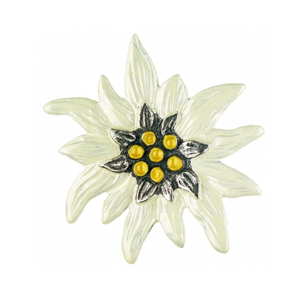 Edelweiss Flower German Pewter Pin Made in Germany New Brooch - Walmart.com