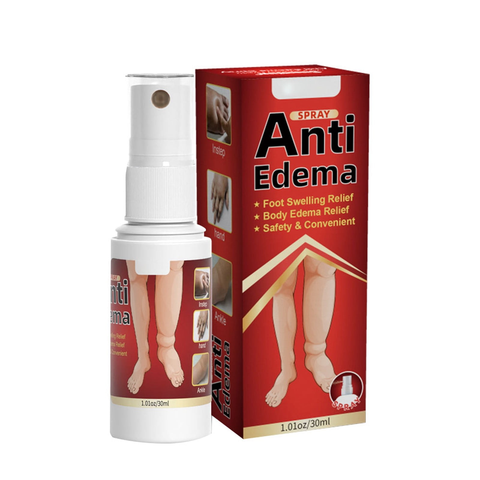 Edema Spray Body Edema Dredging Spray Swelling Spray Body Swelling ...