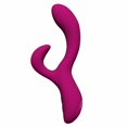 Eden 9 Inch Dual Stimulation Silicone Rabbit Vibrator with Warming ...