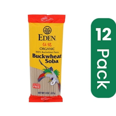 Eden Foods 100% Buckwheat Soba Noodles 8 oz (Pack Of 12) - Walmart.com