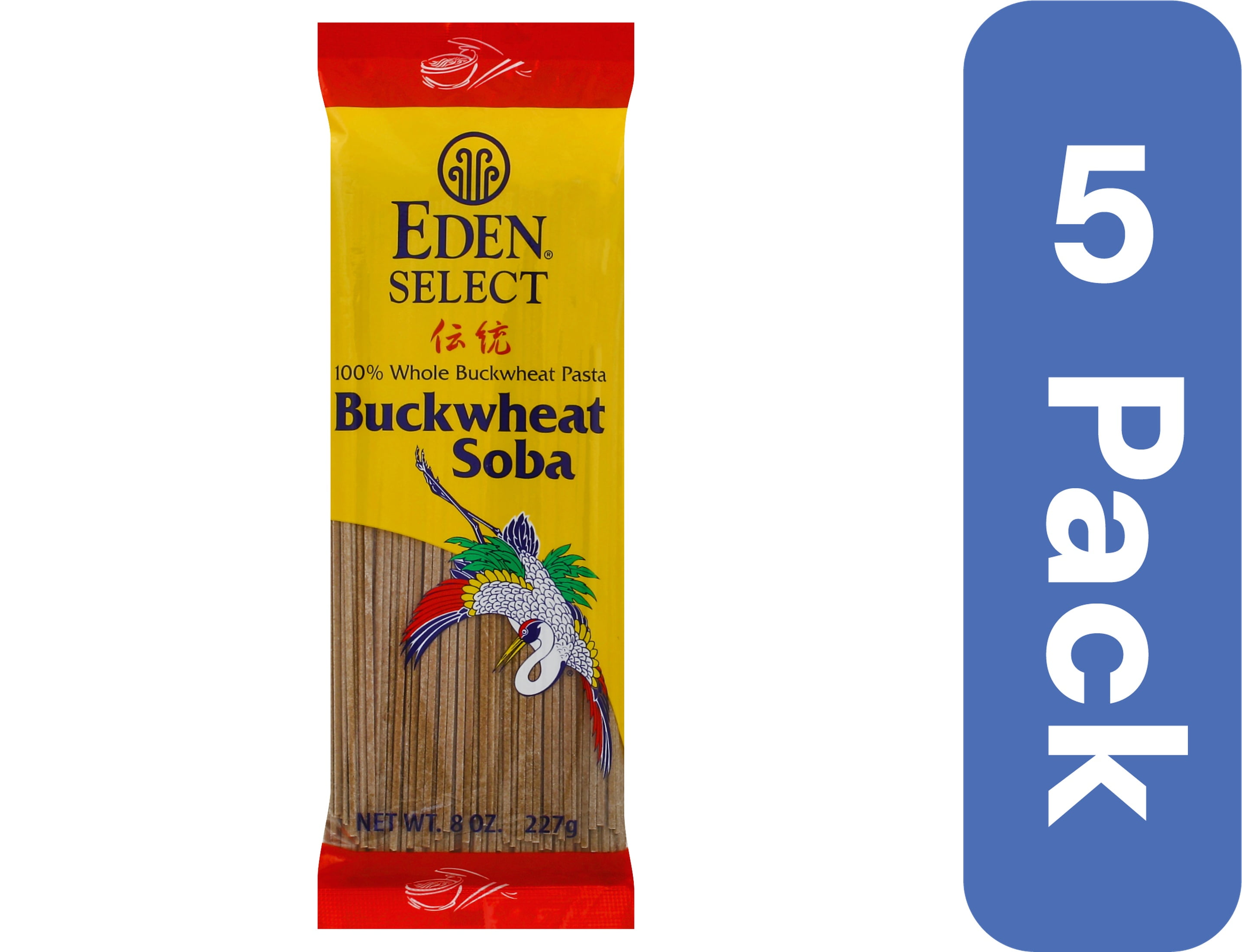 Eden Foods 100% Buckwheat Soba Noodles 8 oz (Pack Of 5) - Walmart.com