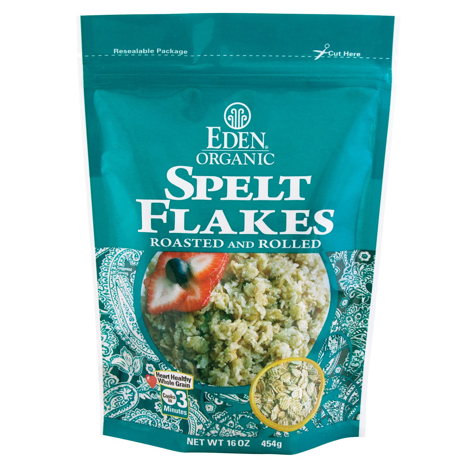 Eden Foods Eden Organic Spelt Flakes, 16 oz - Walmart.com