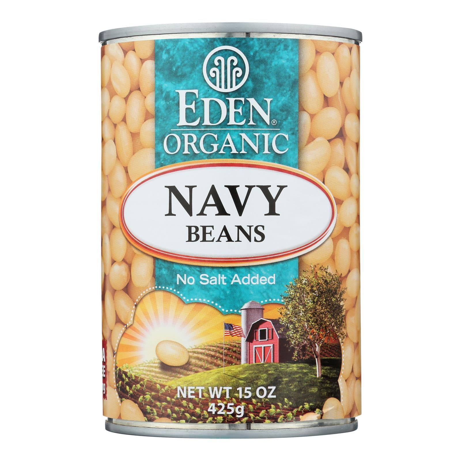 Eden Foods Navy Beans - Organic - Case of 12 - 15 oz. - Walmart.com