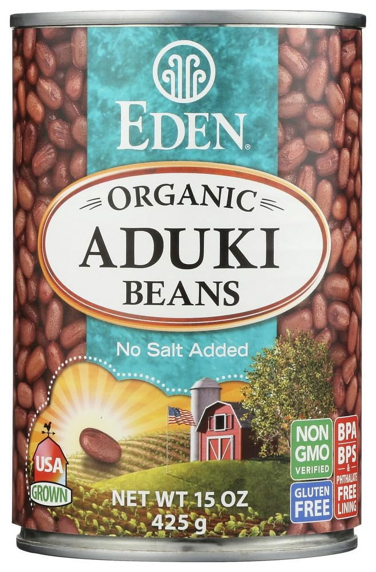 Eden Foods Organic Aduki Beans -- 15 oz - 2 pc - Walmart.com