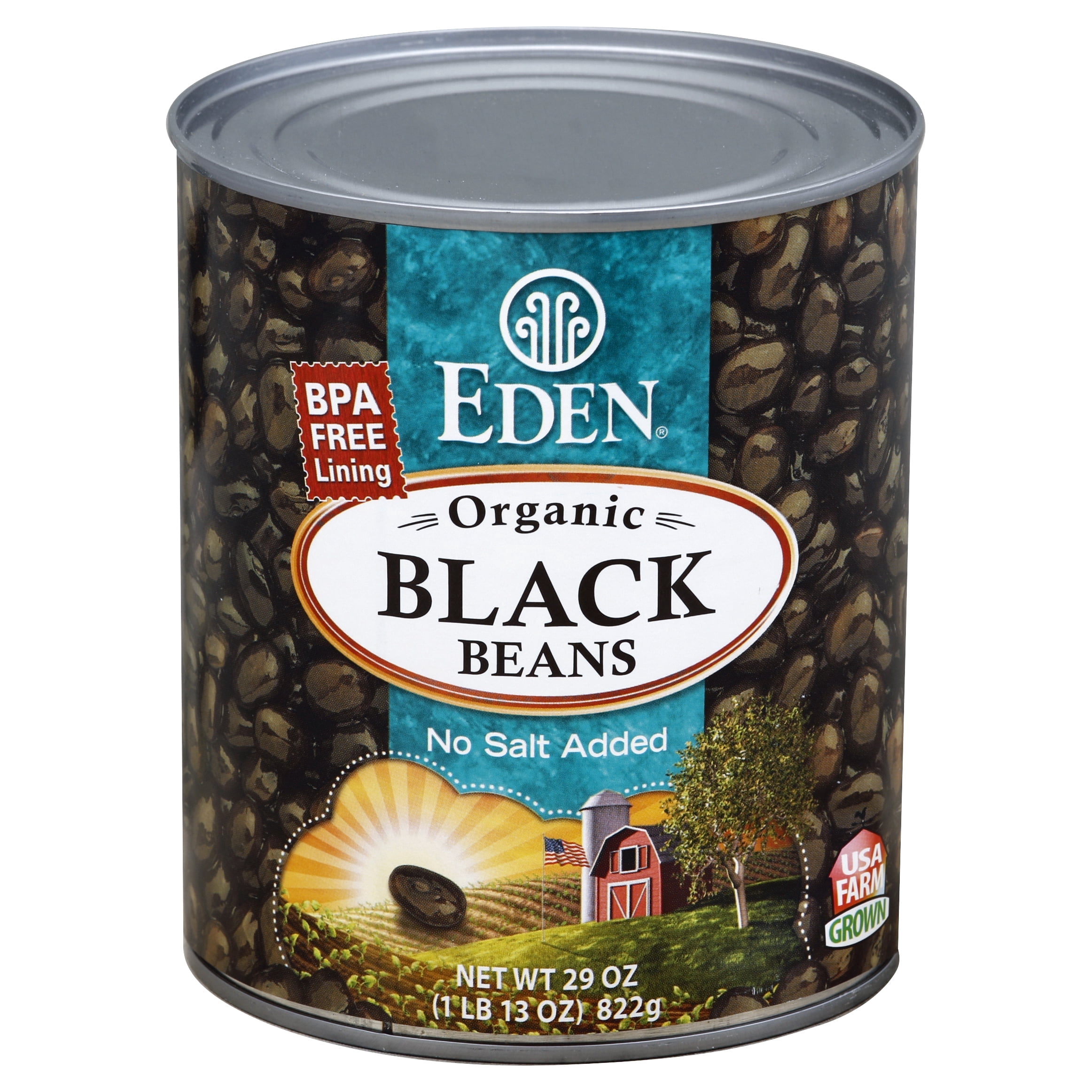 Eden Foods Organic Black Beans 29 oz (Pack Of 12) - Walmart.com