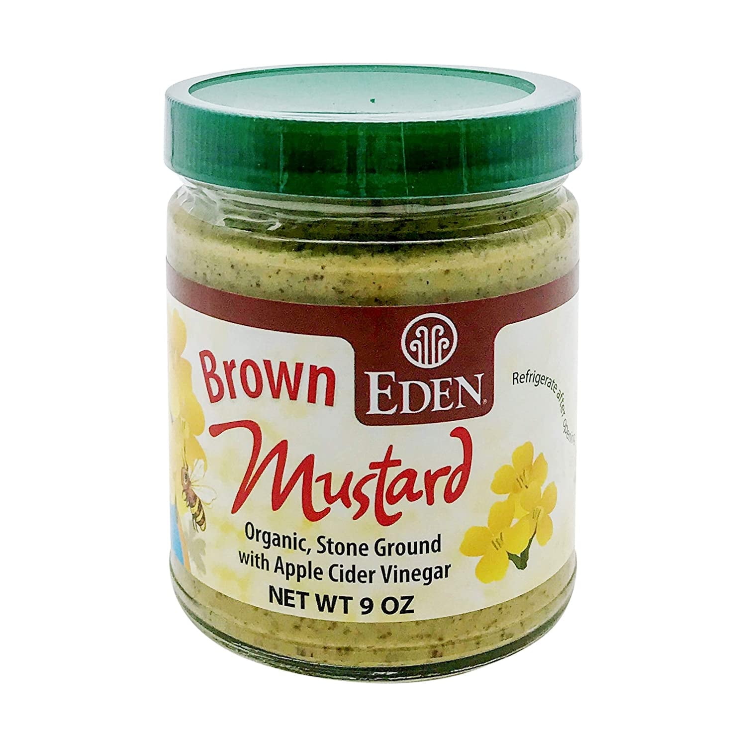 Eden Foods Organic Brown Mustard With Apple Cider Vinegar 9 oz Pack of ...