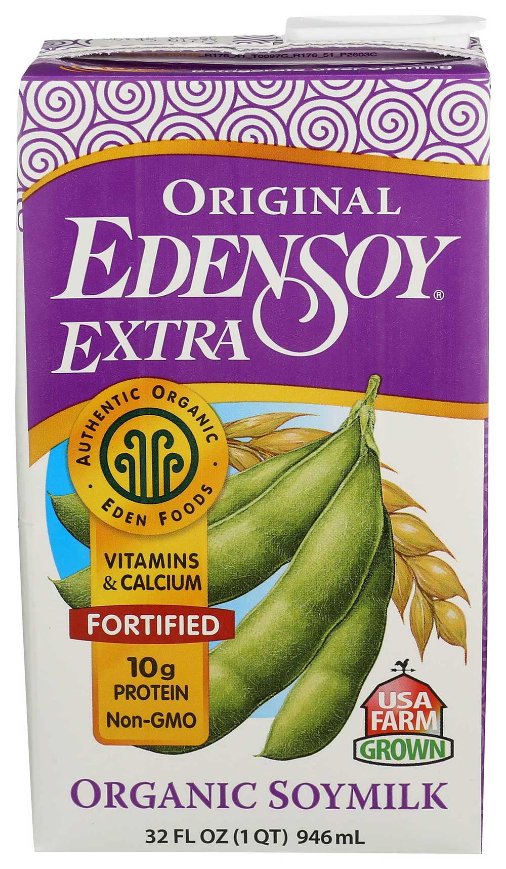 Eden Foods Organic Eden Soy Extra Original Beverage, 32 Ounce Each -- 12 Per Case. - Walmart.com