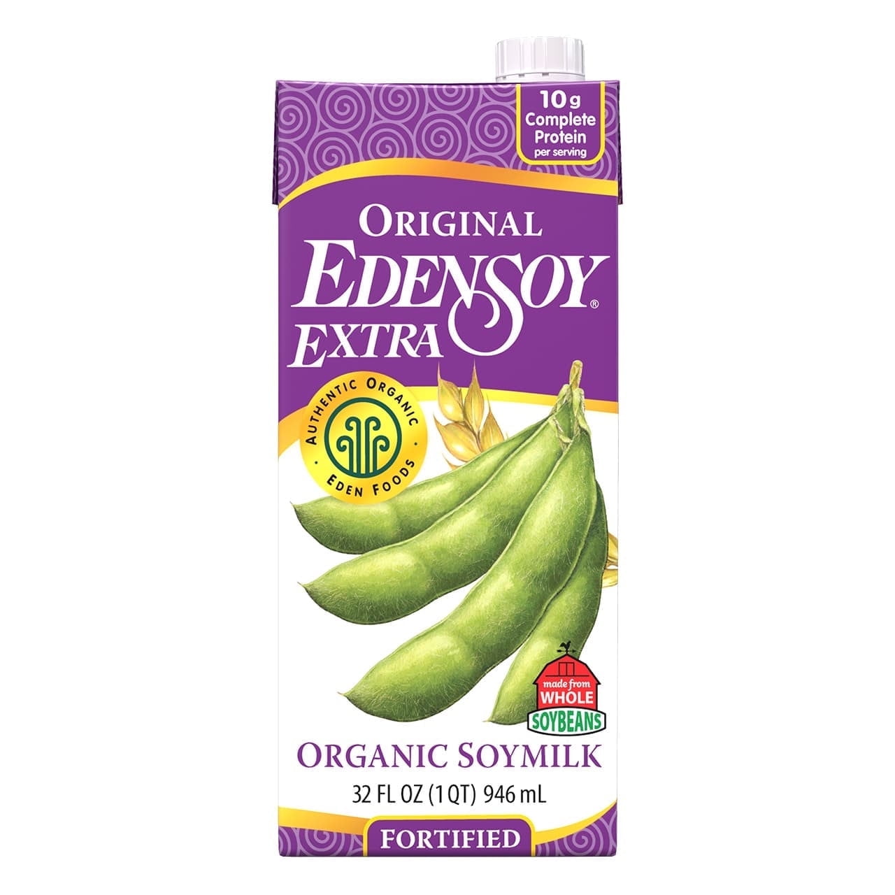 Eden Foods Organic EdenSoy Extra Soymilk Dairy Free Original 32 fl oz ...