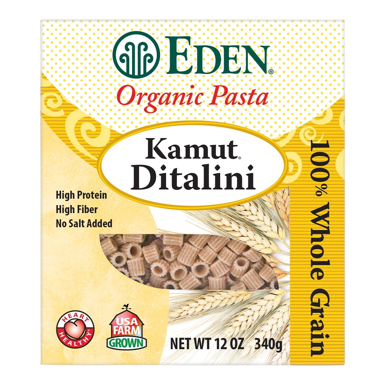 Eden Foods Organic Pasta Company Kamut Ditalini - 12 oz - Walmart.com