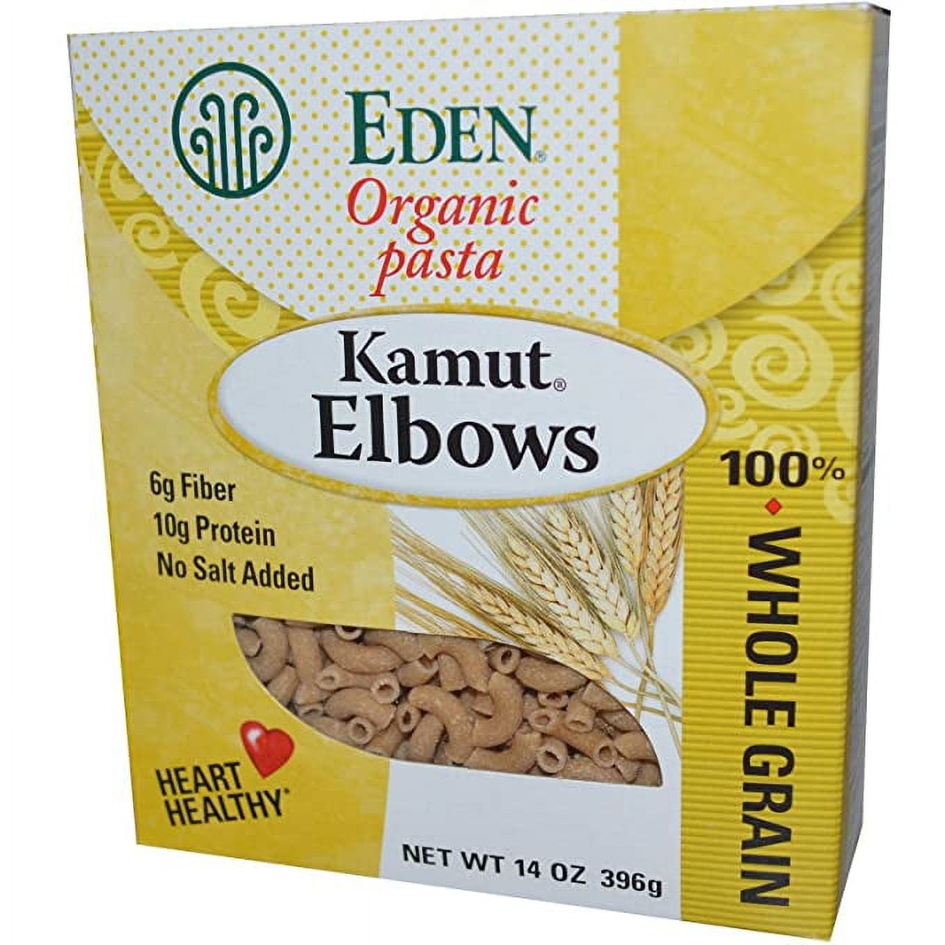 Eden Foods Organic Pasta Kamut Elbows -- 14 oz - Walmart.com