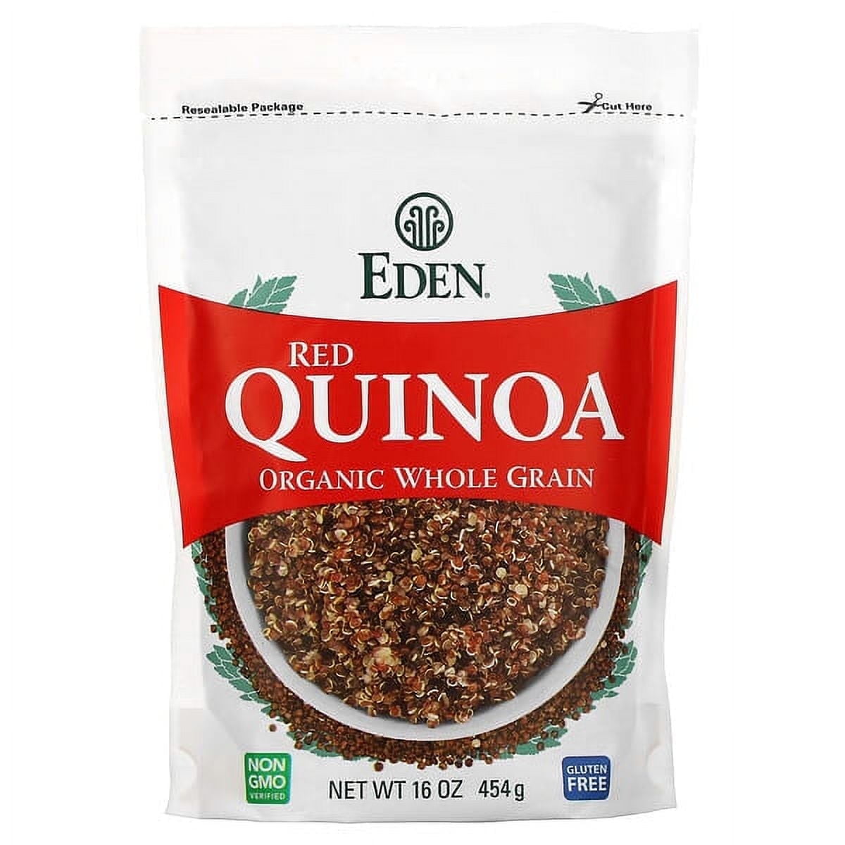 Eden Foods, Organic Whole Grain, Red Quinoa, 16 oz Pack of 3 - Walmart.com