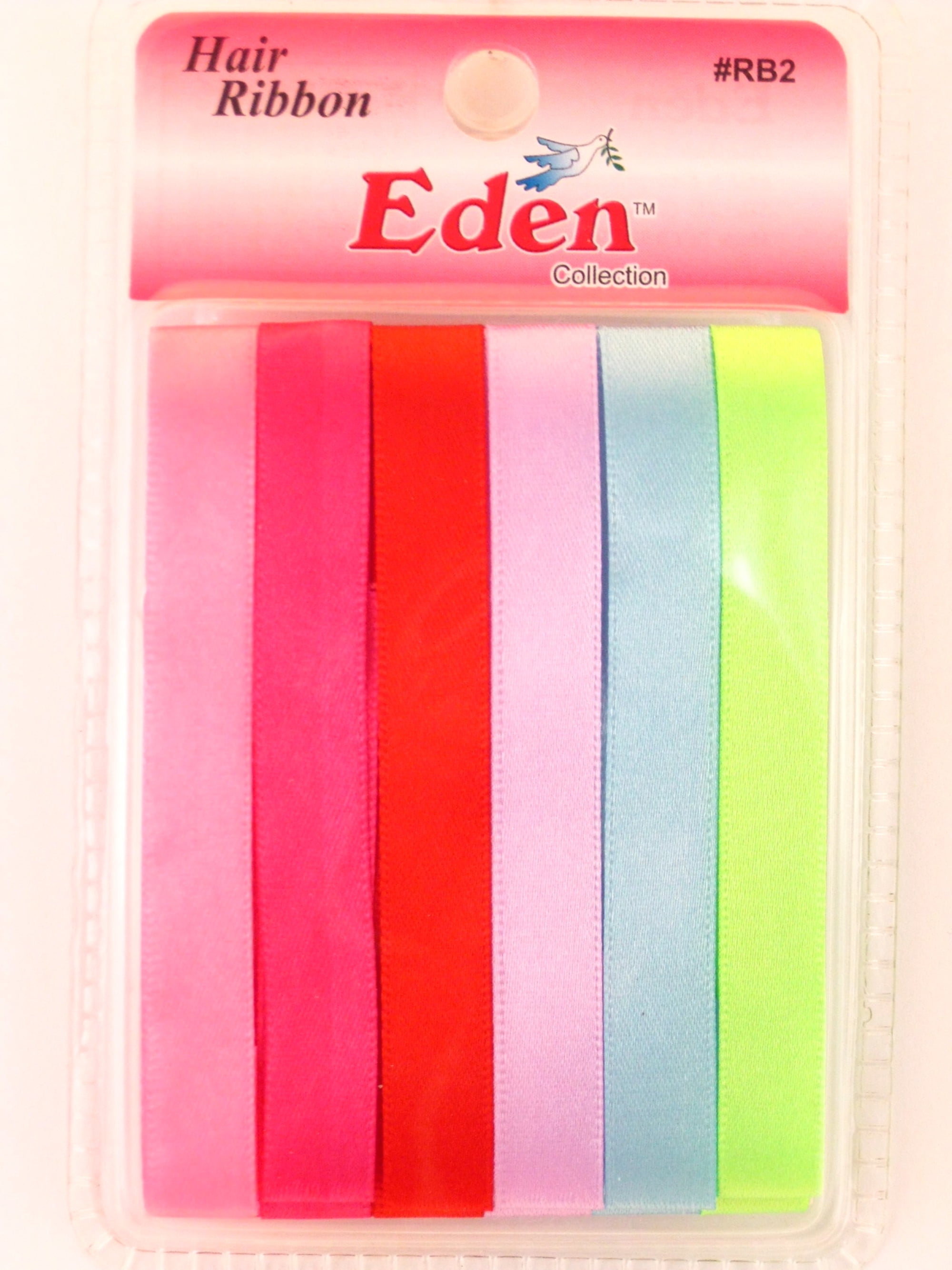 Eden Girls Hair Ribbons - Pink, Red, Blue, Green - 6 Pcs. - Walmart.com