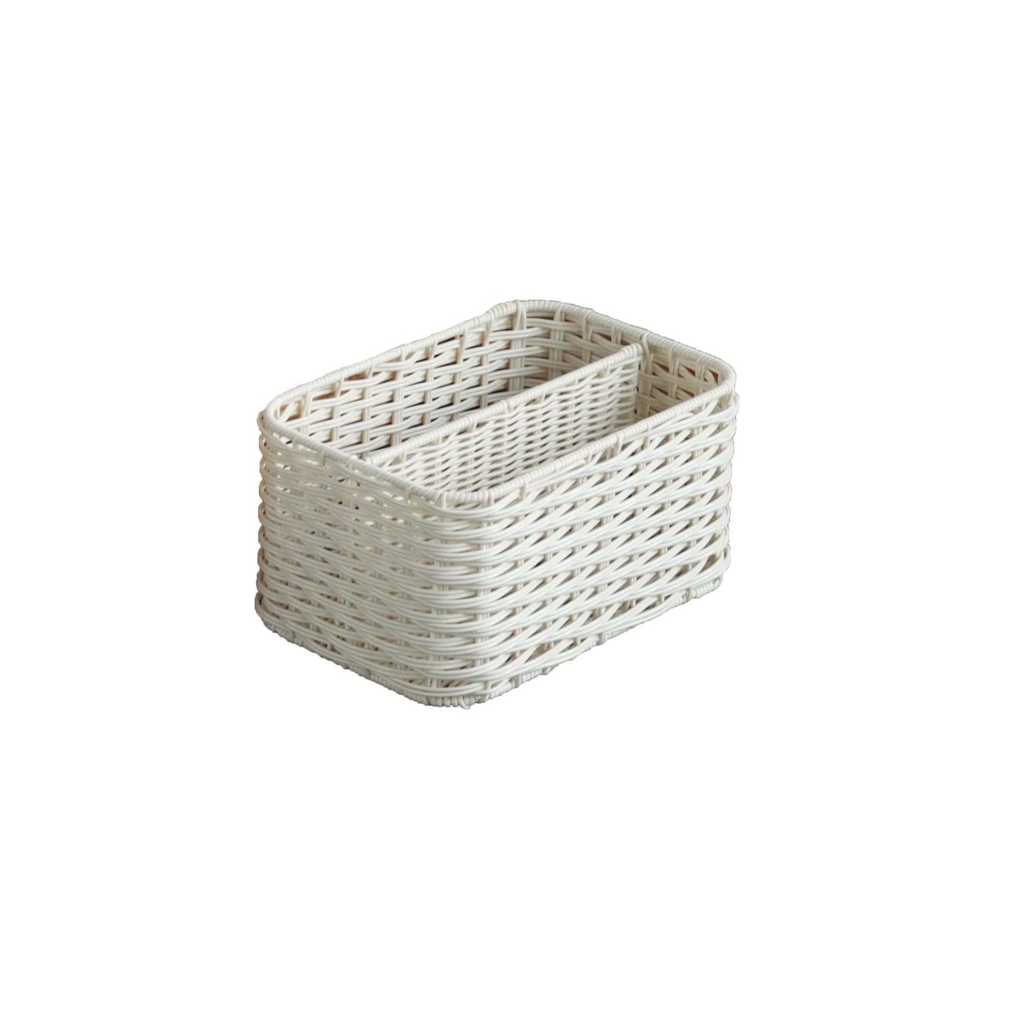 Eden Grace Hand Woven Resin Wicker Basket for Storage with Iron Frame ...