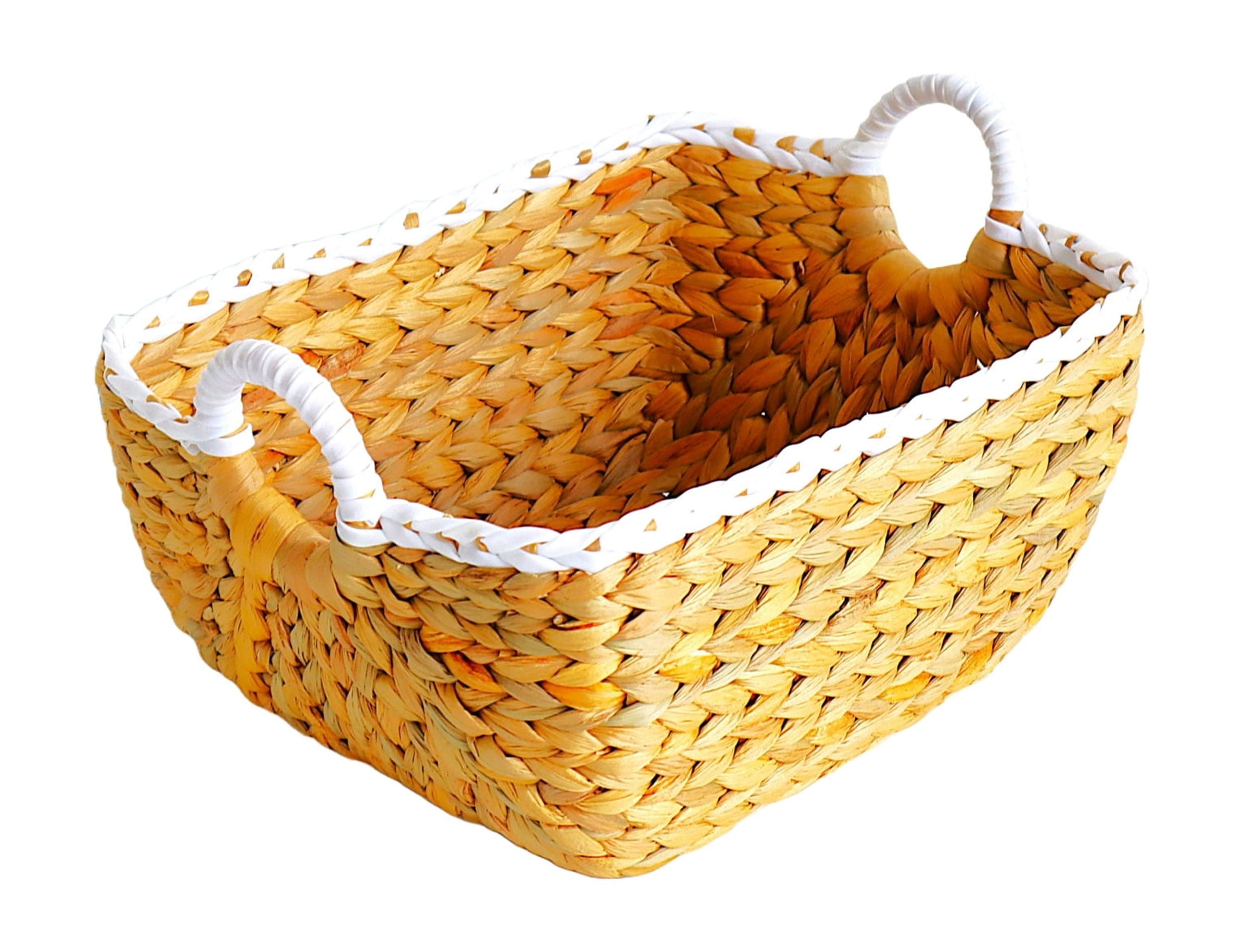 Eden Grace - Rectangular Nesting Wicker Baskets with Art Deco Design ...
