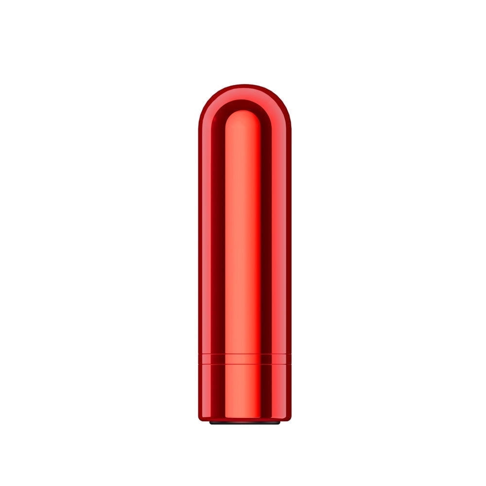 Eden Red Bullet Vibrator with 10 Vibration Modes and USB Charging, Travel-Friendly ABS, 2.5 Inch ...