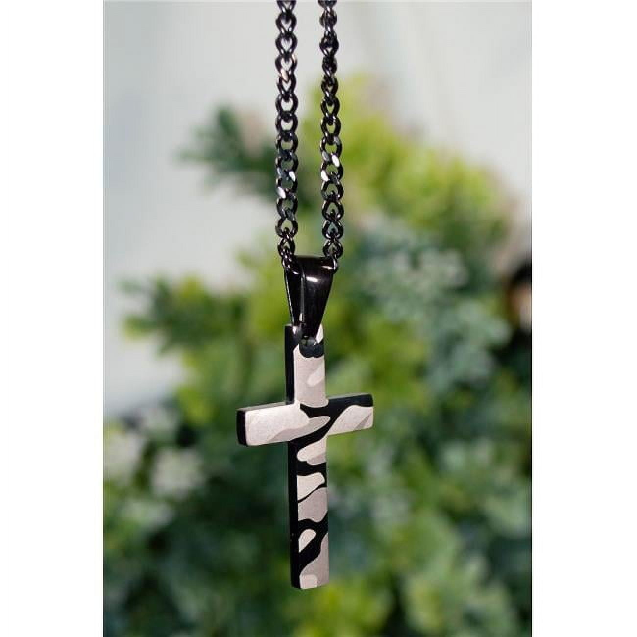 Eden Merry by James Lawrence 221920 Cross Necklace - Camo & Black ...