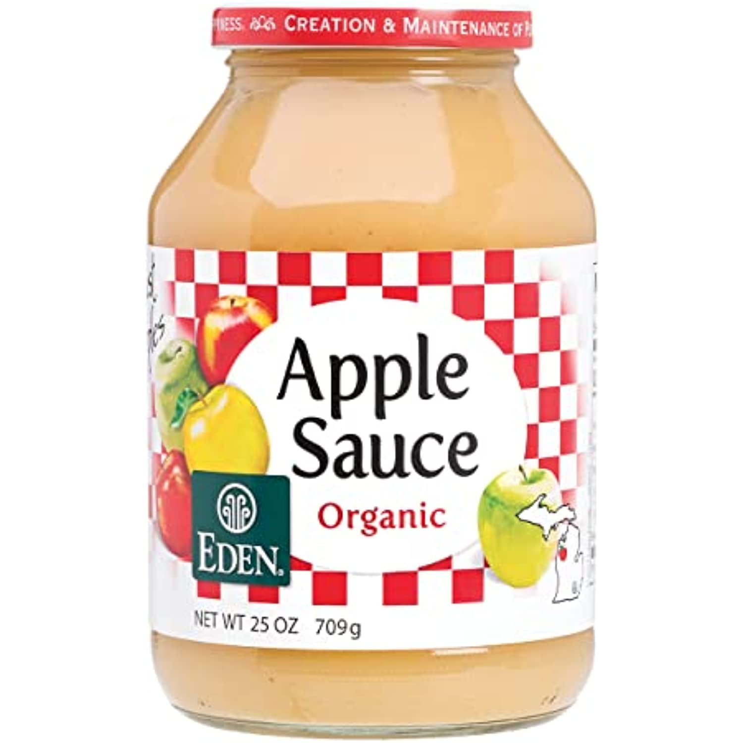 Eden Organic Unsweetened Applesauce, No Added Sugar, 1.5 lb Great Lakes ...