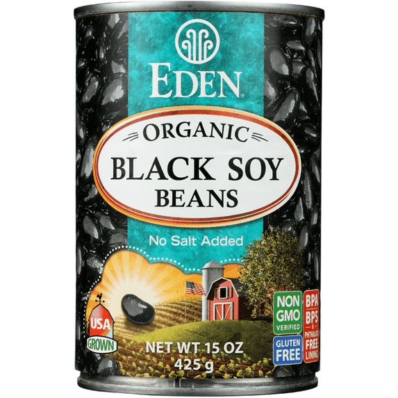 Eden Organic Black Soy Beans, 15 Oz, High Protein, Rich in Minerals ...