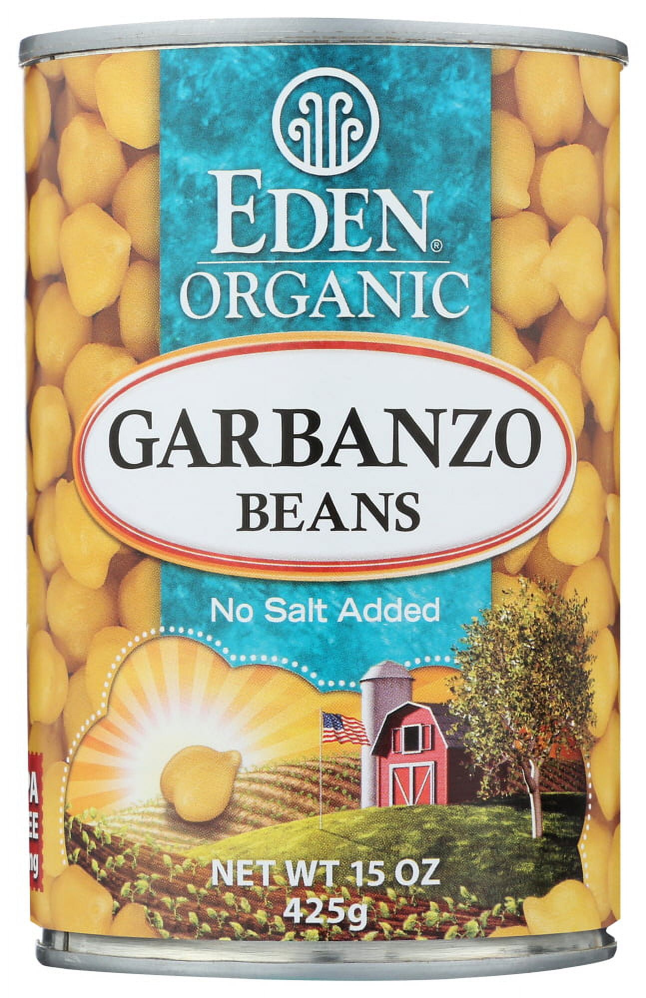 Eden Organic Garbanzo Beans, 15 Oz. - Walmart.com