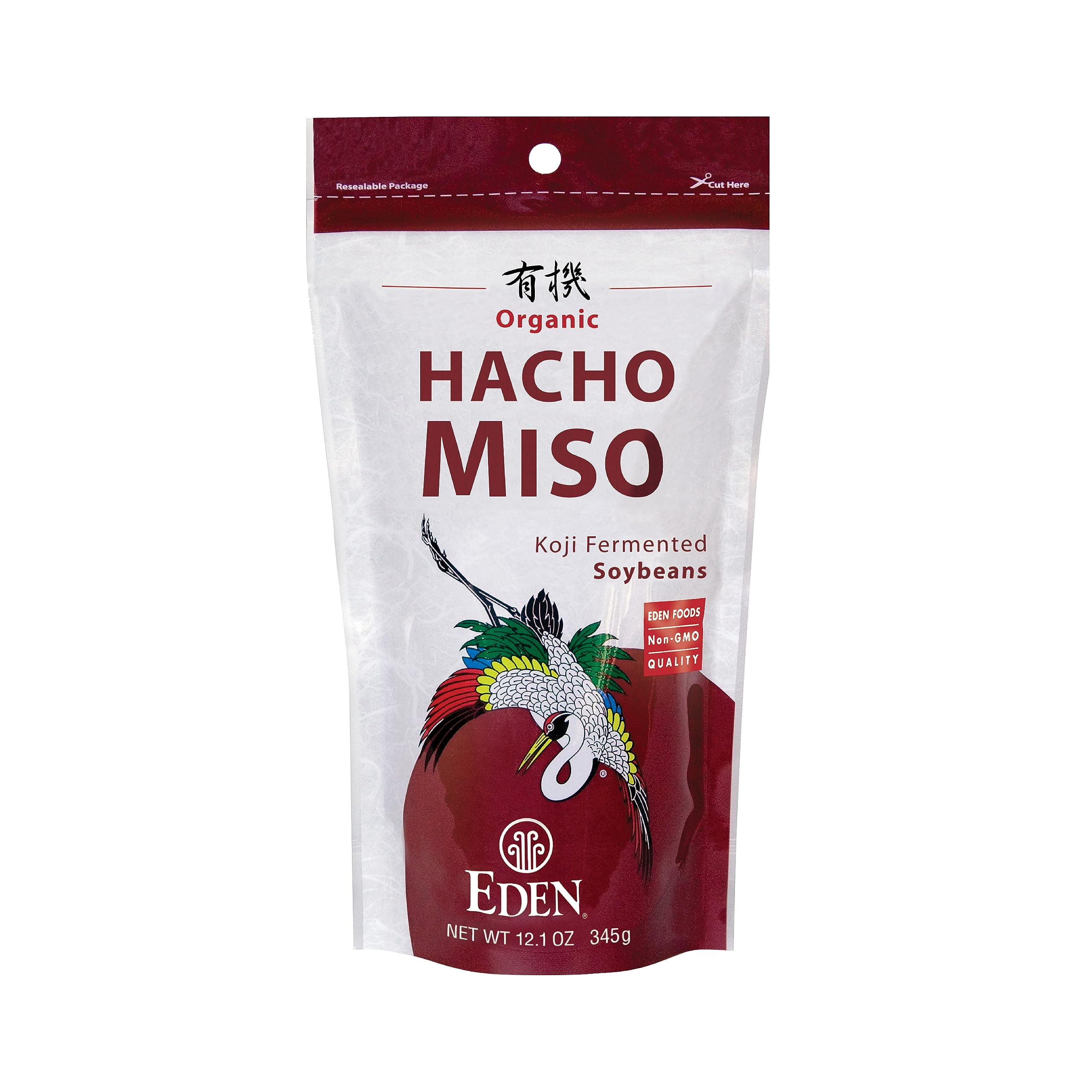 Eden Organic Hacho Miso, Traditionally Made in Japan, Soy, Koji, Rich ...