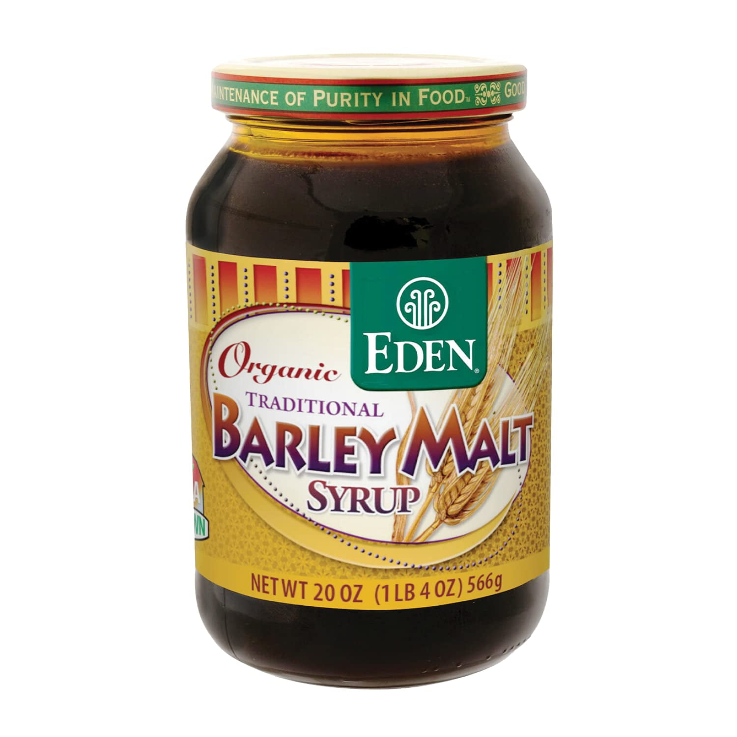 Eden Organic Traditional Barley BDF32 Malt Syrup, Whole Grain Liquid ...