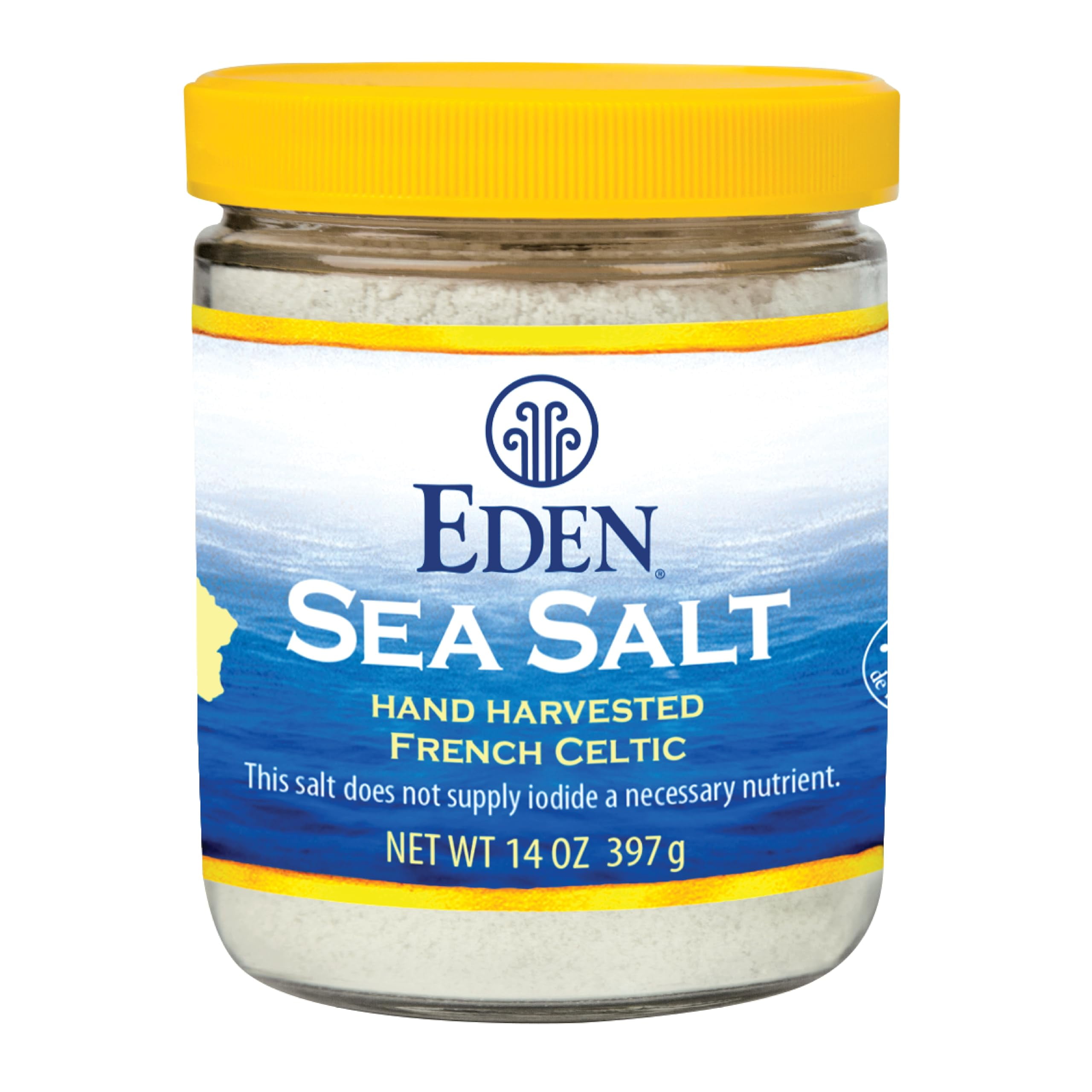 Eden Sea Salt, Hand BCF26 Harvested French Celtic, Stone Ground (Fine ...