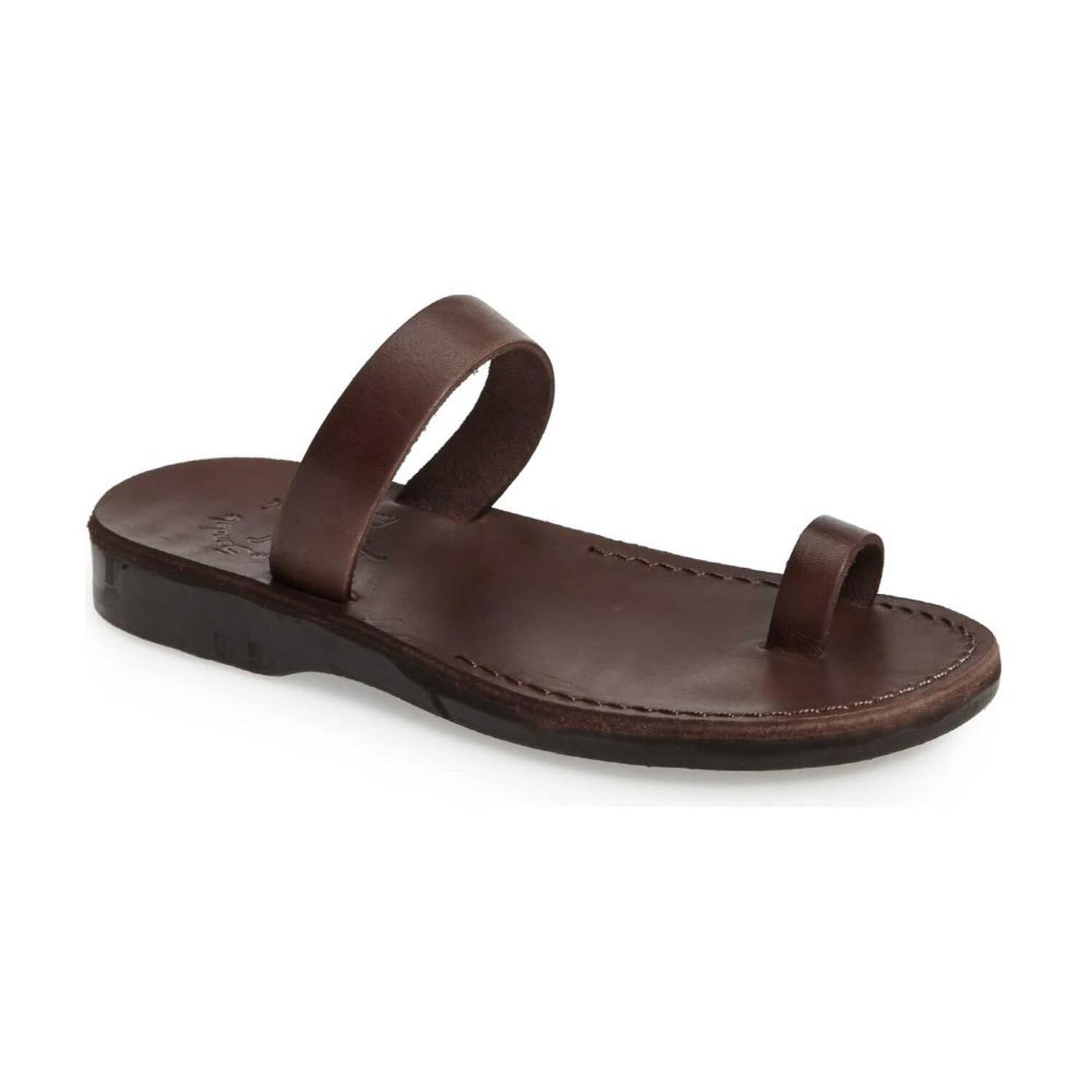 Eden - Womens Sandals Leather Toe Ring Sandal - Womens Sandals ...