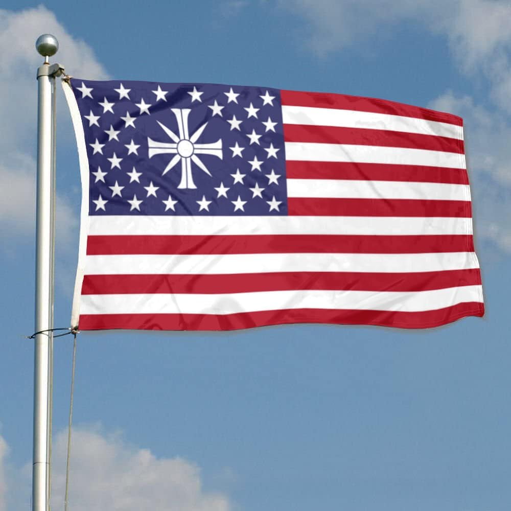 Eden's Gate US flag Cry banner Home Garden Party Decoration - Walmart.com