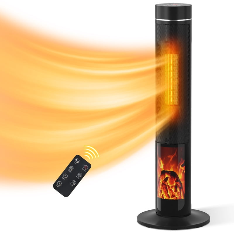 Edendirect 1500 W 34.06 in. Electric Indoor Compact Ceramic Heater with ...