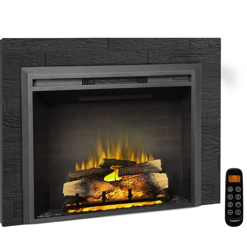 Edendirect 35 in. Electric Fireplace Insert,Remote Control,Adjustable ...