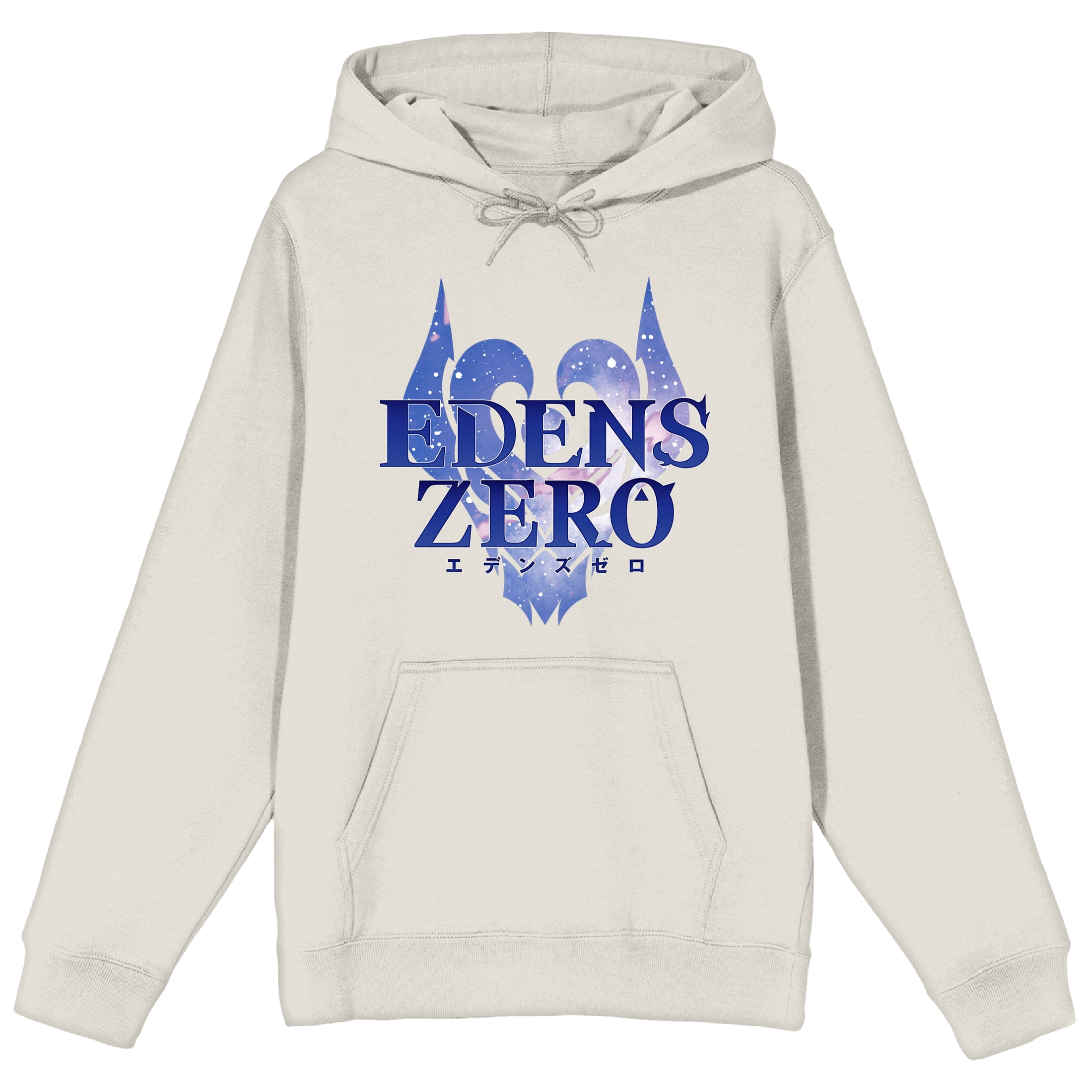 Edens Zero Logo Long Sleeve Sand Adult Hooded Sweatshirt-Small ...