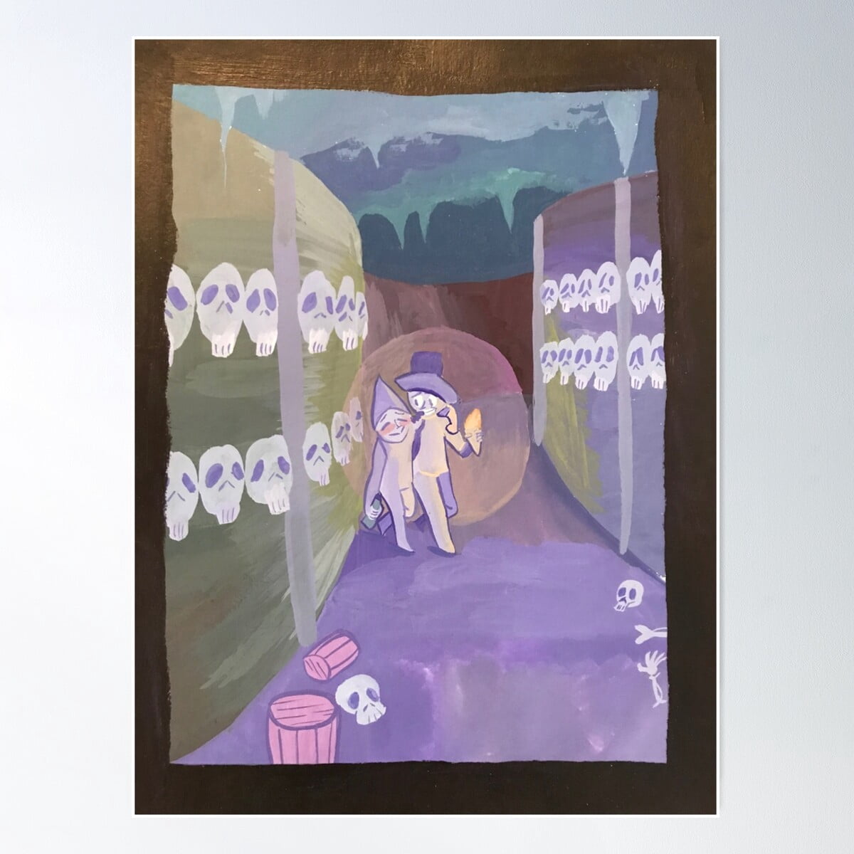 Edgar Allan Poe Cask Of Amontillado Catacombs Poster Wall Art, Modern ...