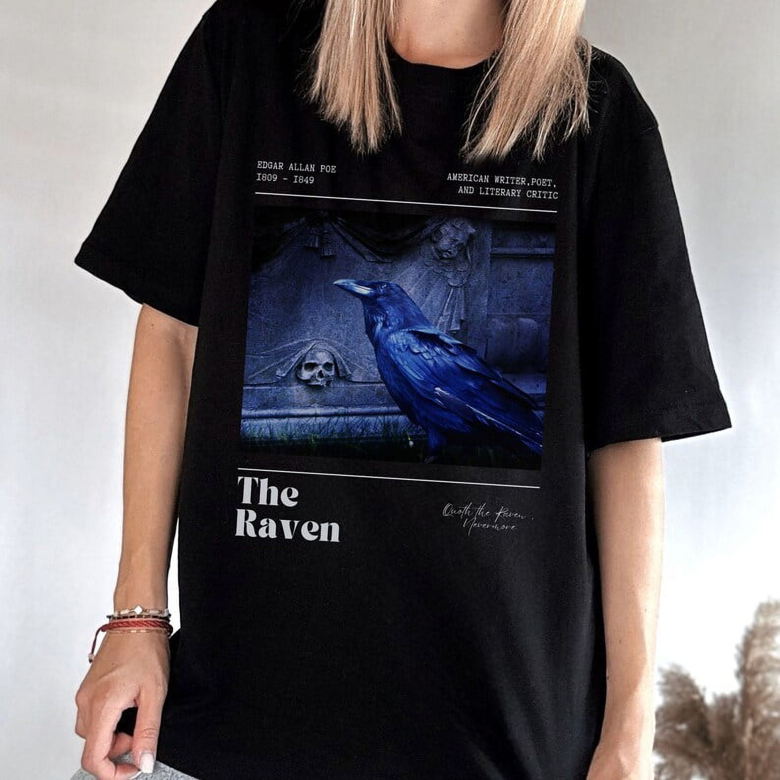 Edgar Allan Poe Comfort Colors Shirt Edgar Allen Poe Dark Academia ...