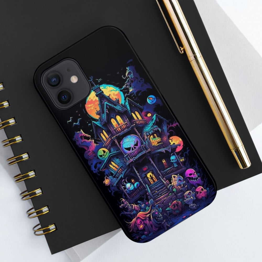 Edgar Allan Poe Inspired Kawaii Scary Mansion Phone Case with iPhone 11 ...