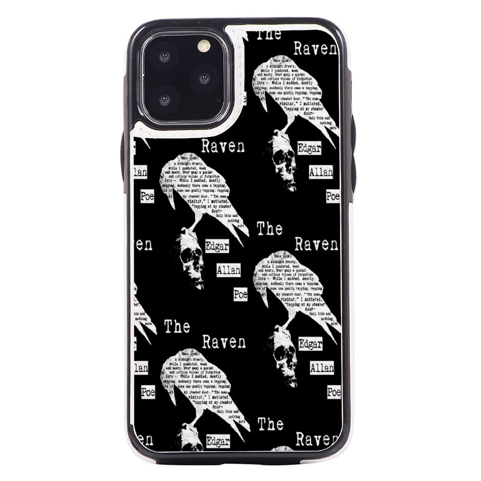 Edgar Allan Poe The Raven Poem Leather Wallet Case for iPhone 16 15 14 ...