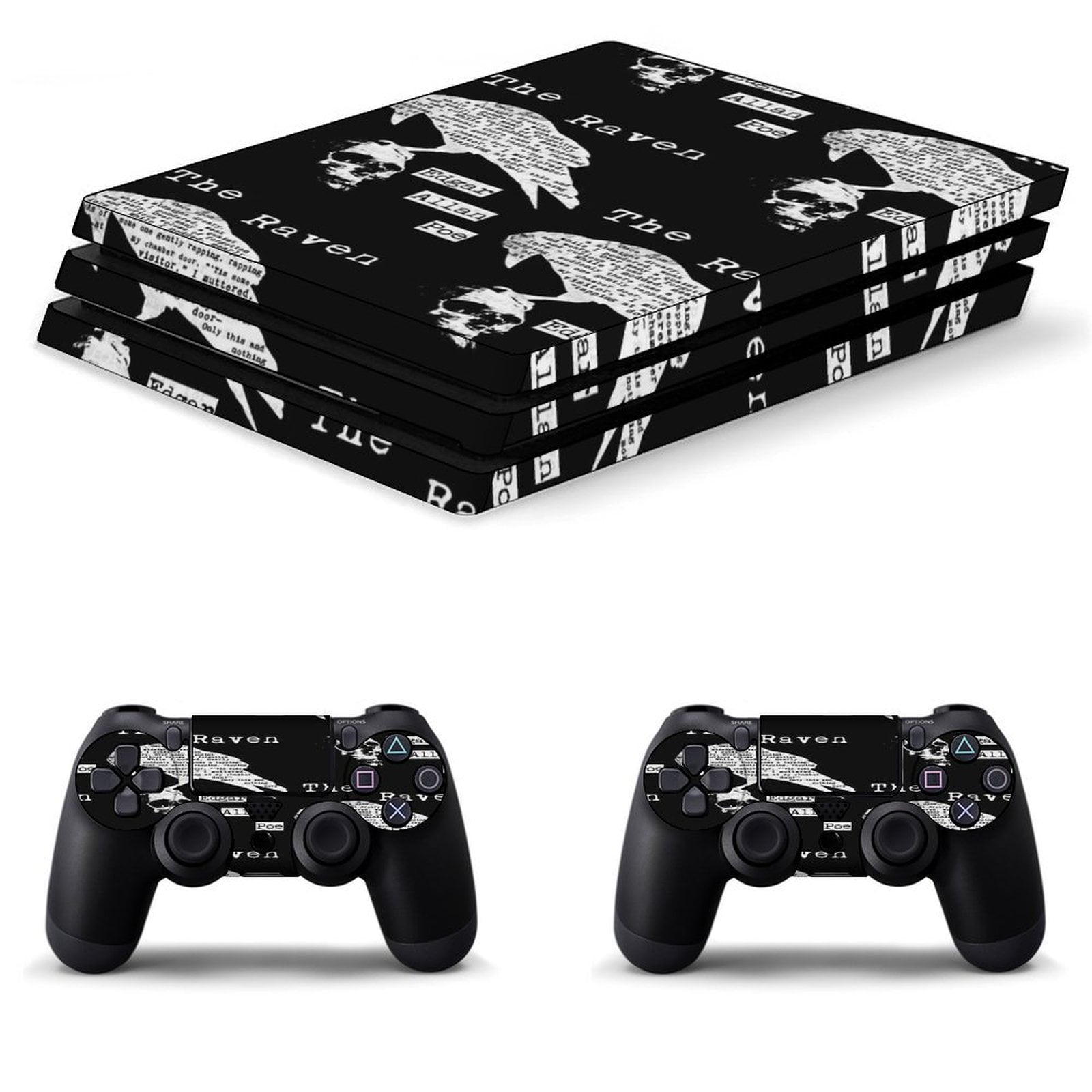 Edgar Allan Poe The Raven Poem PS4/PS4 Pro/PS4 Slim Skin Sticker For ...