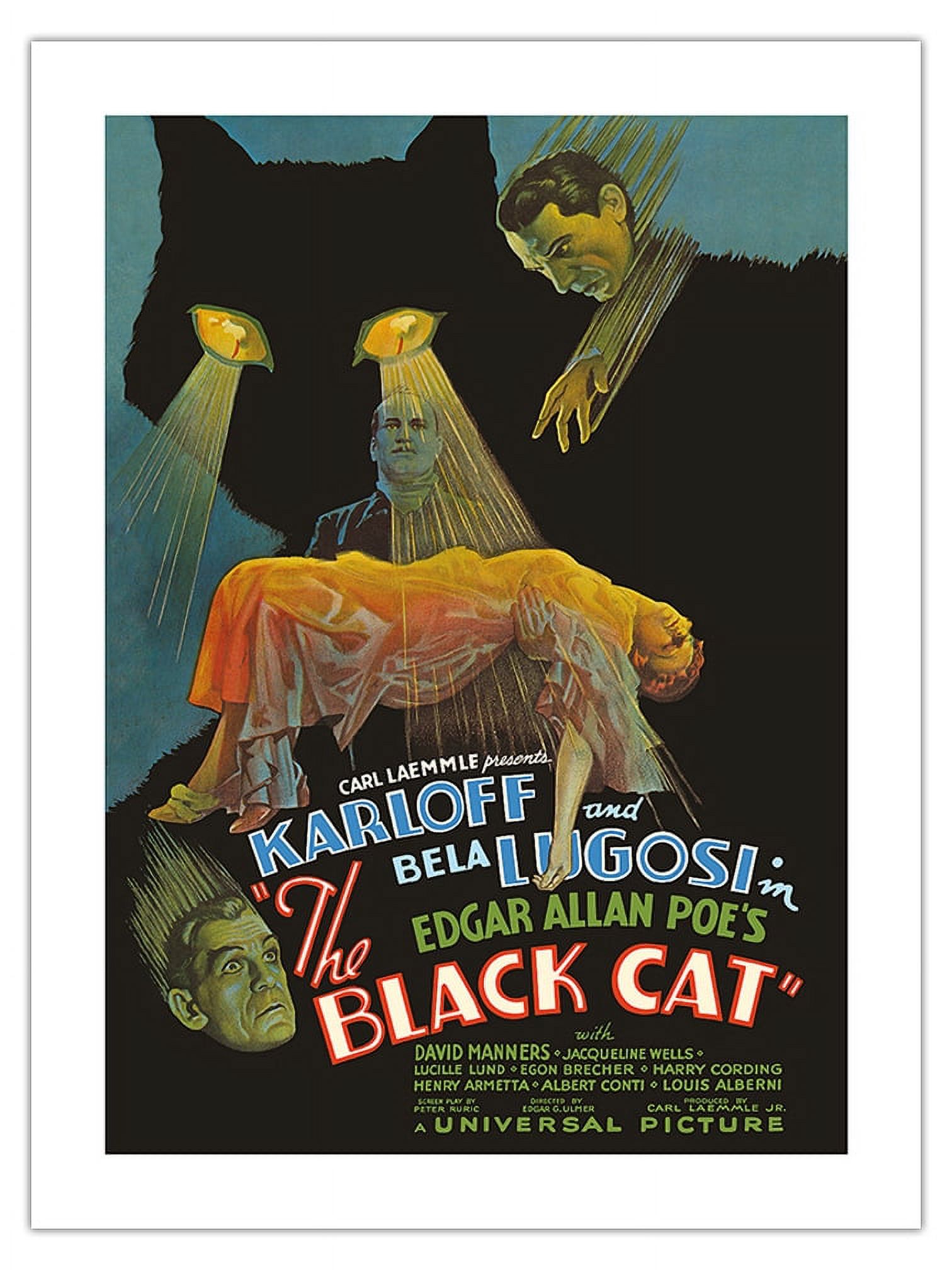 Edgar Allan Poe’s The Black Cat - Starring Boris Karloff Bela Lugosi ...