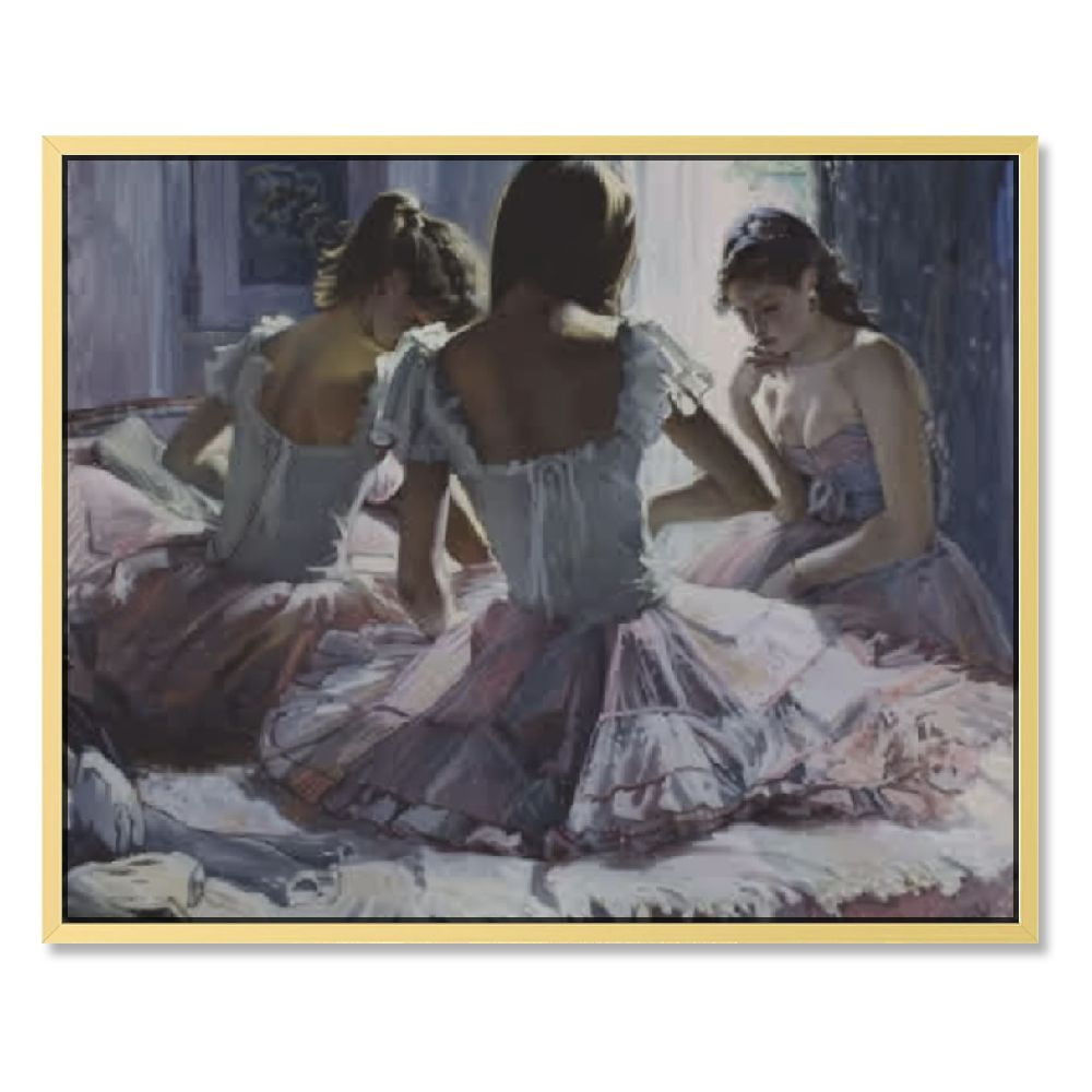 Edgar - Dancers at Rest Print Poster - Impressionist Oil Painting ...