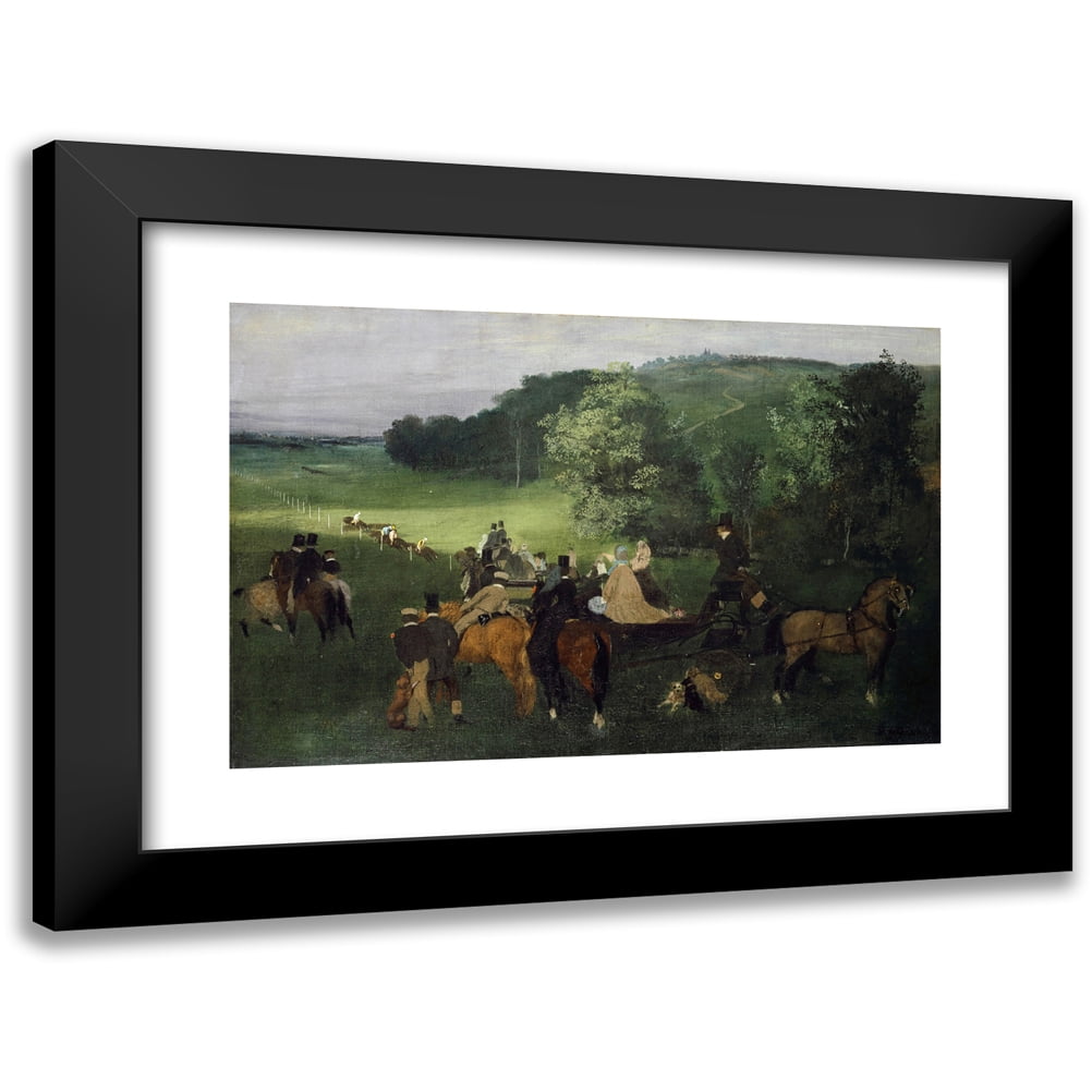Edgar Degas 14x11 Black Modern Framed Museum Art Print Titled - On the ...