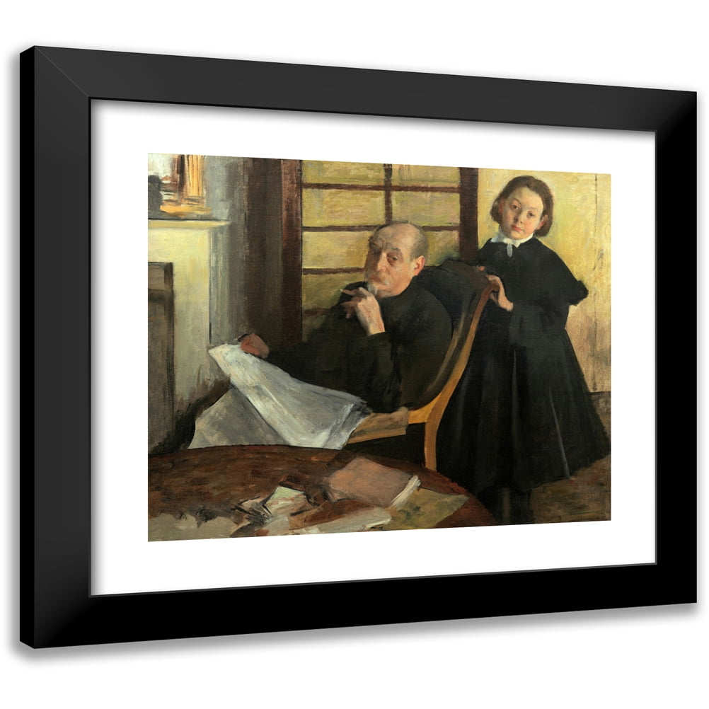Edgar Degas 14x12 Black Modern Framed Museum Art Print Titled - Henri ...