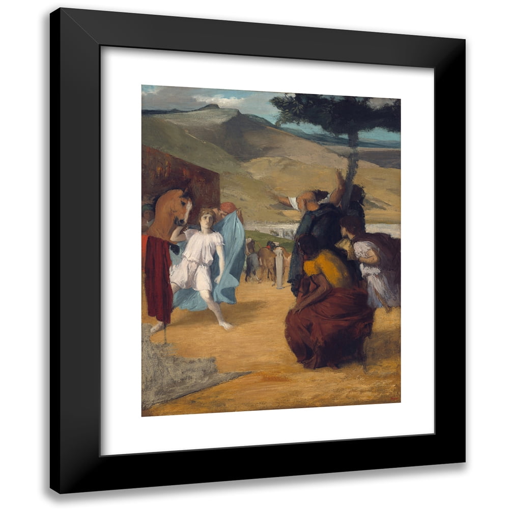 Edgar Degas 15x18 Black Modern Framed Museum Art Print Titled ...