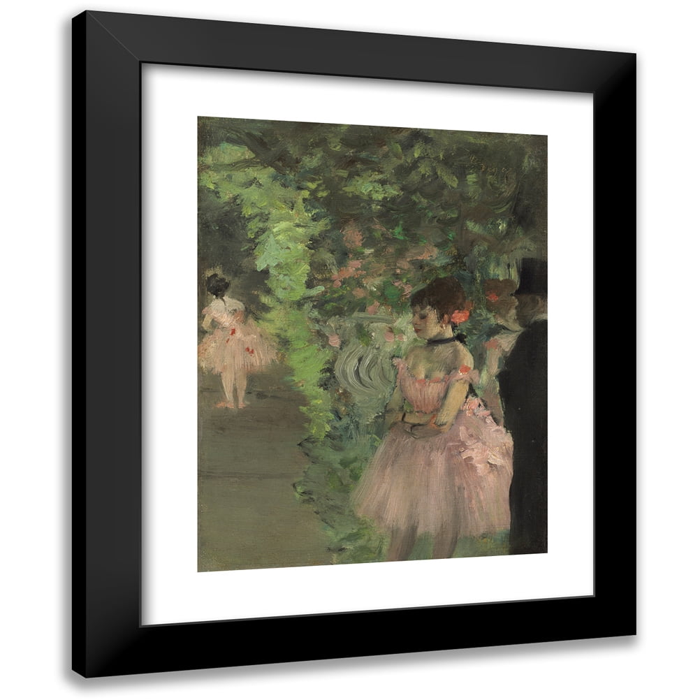 Edgar Degas 19x24 Black Modern Framed Museum Art Print Titled - Dancers ...
