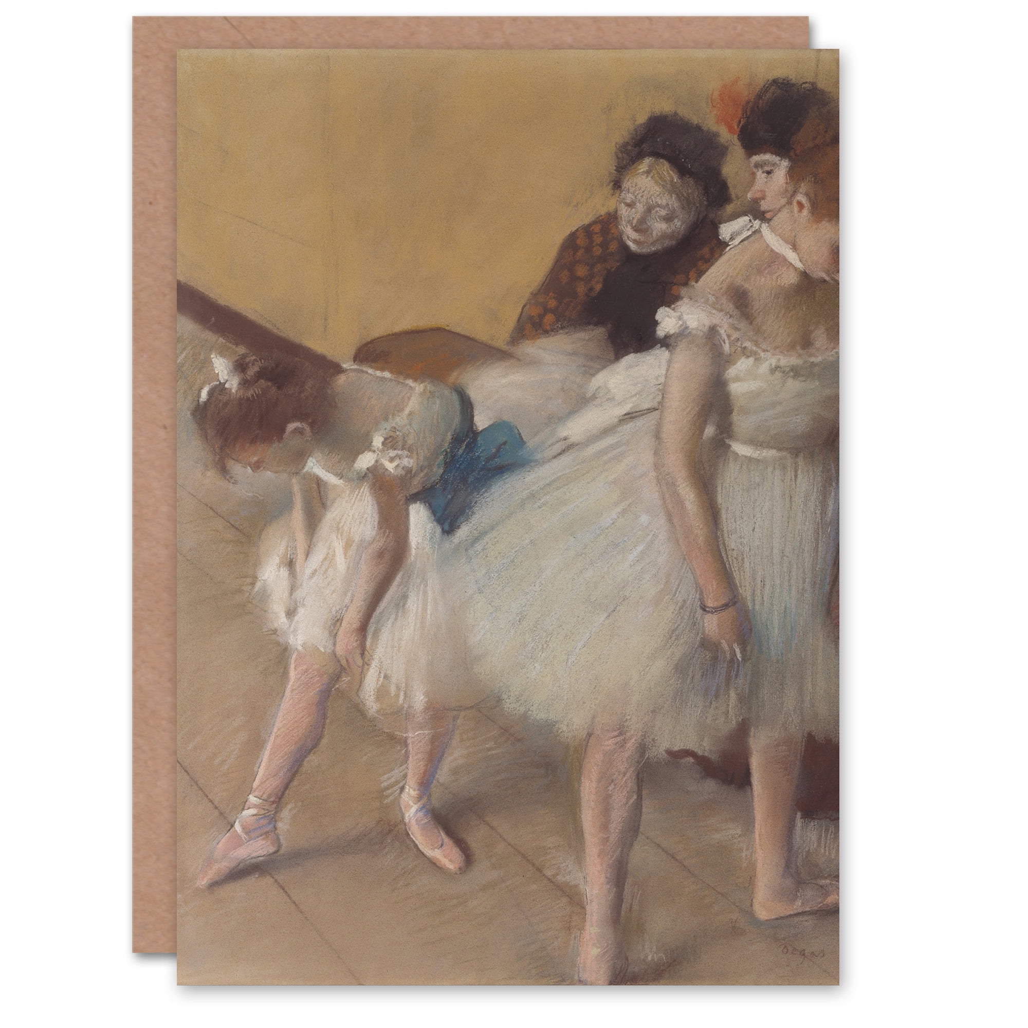 Edgar Degas Art Card Ballerina Dance Examination - Walmart.com