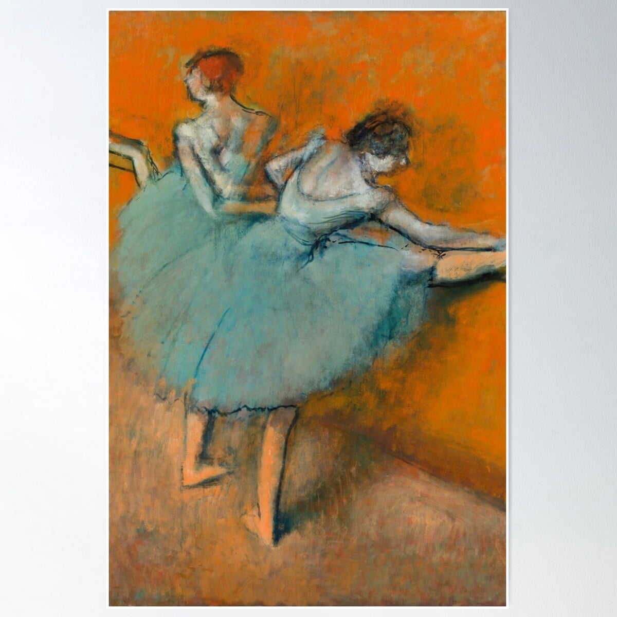 Edgar Degas Dancers At The Barre | Ballet Art Prints Poster ...
